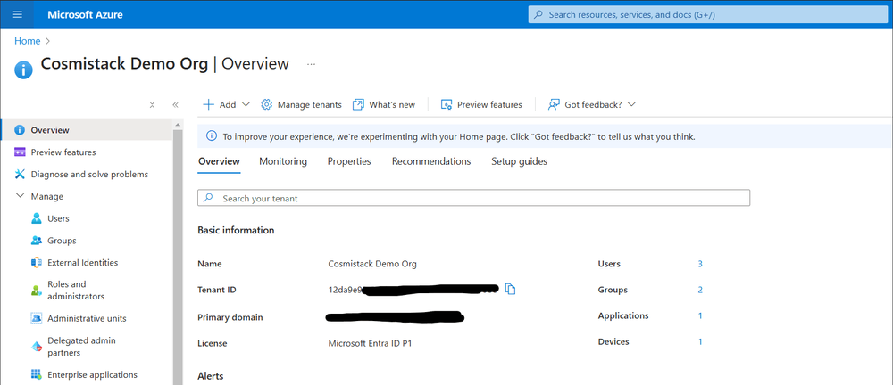 How to Find Your Entra Tenant Id - Cosmistack Blog